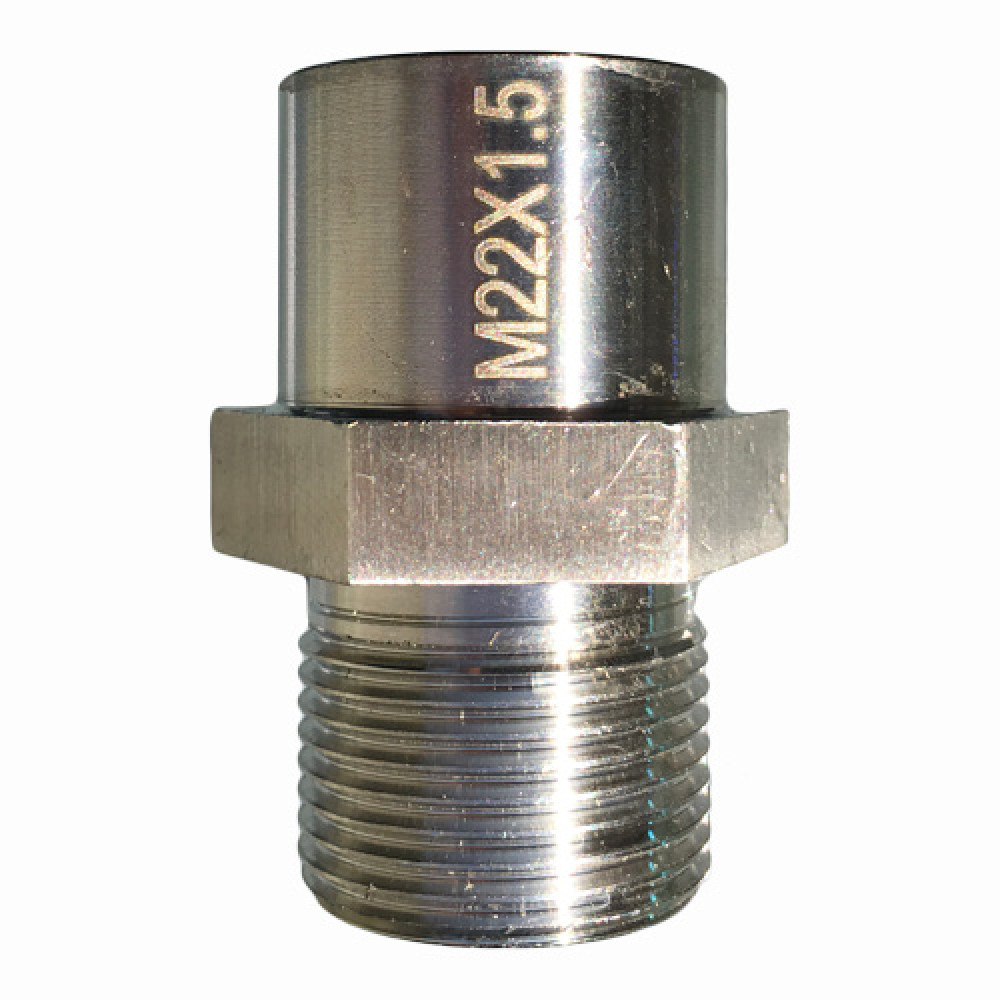 Stainless Steel Sandwich Plate Adapter M22 x 1.5 :: Buy Here