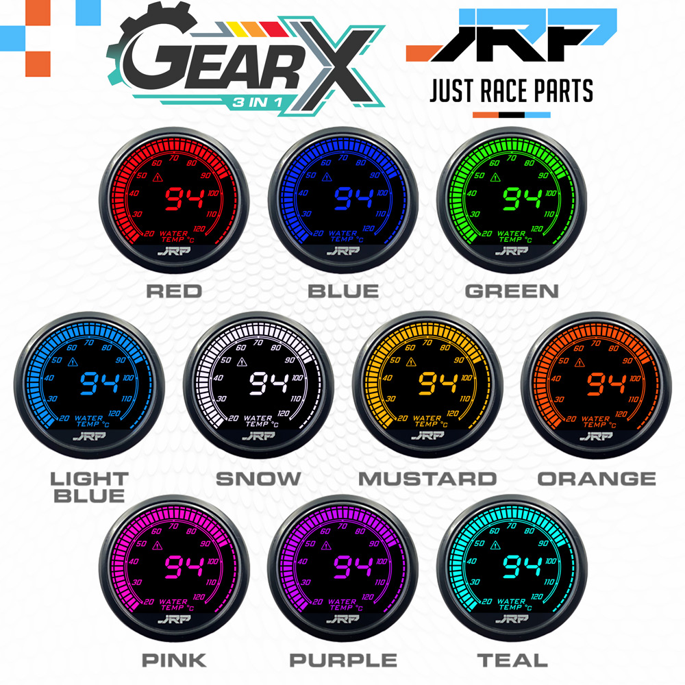 Oil Pressure & Water Temp + Low Coolant 3in1 52mm Gauge